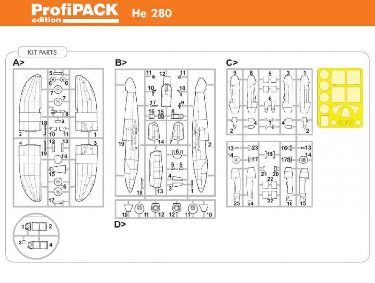 Eduard to Release New 1/48 He 280 Model Kit
