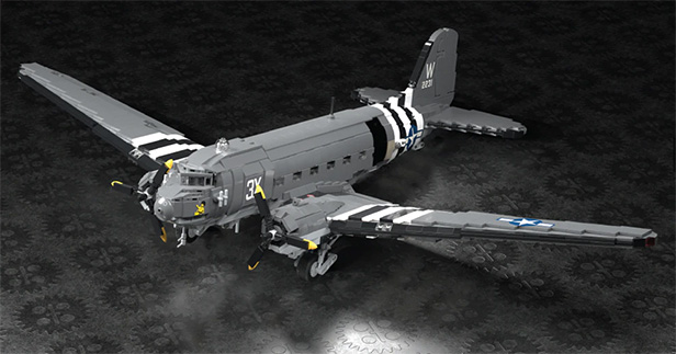 Brickmania Releases New LEGO C-47 Skytrain Model Kit