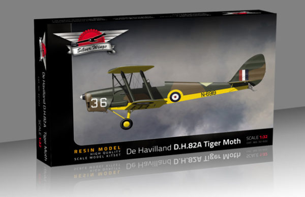 Silver Wings Releases New Tool 1/32 Tiger Moth Model Kit